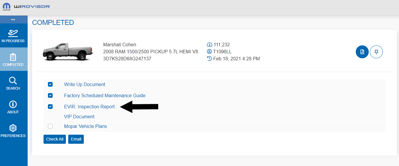 Generating the MPI report